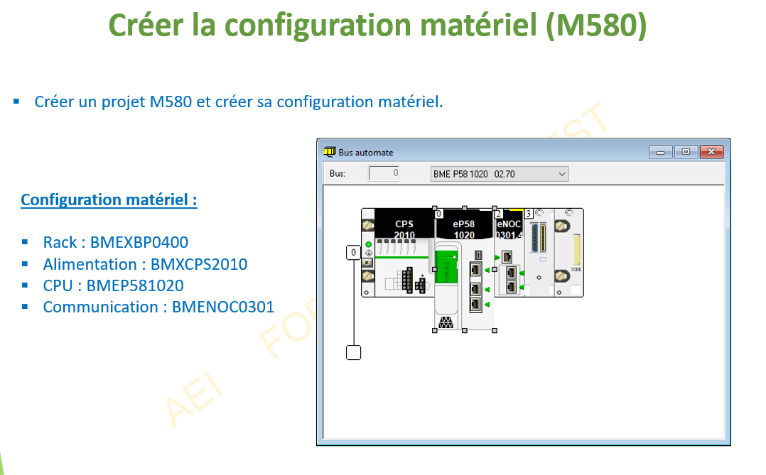 M580 - Pesage MS100 | Formation - UNITY PRO - 01/2021